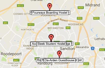 Map-Fourways – Fourways Boarding Hostel
